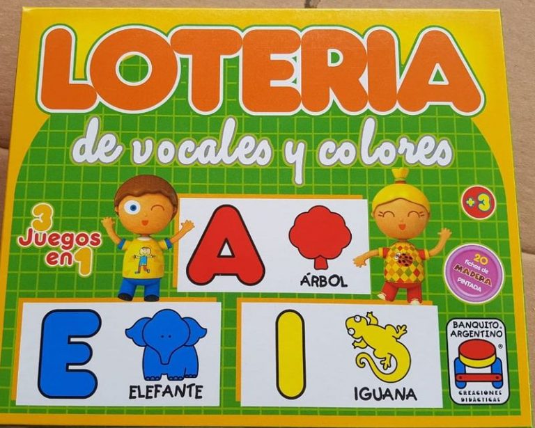 Loteria de Vocales y Colores – Mis Juguetes