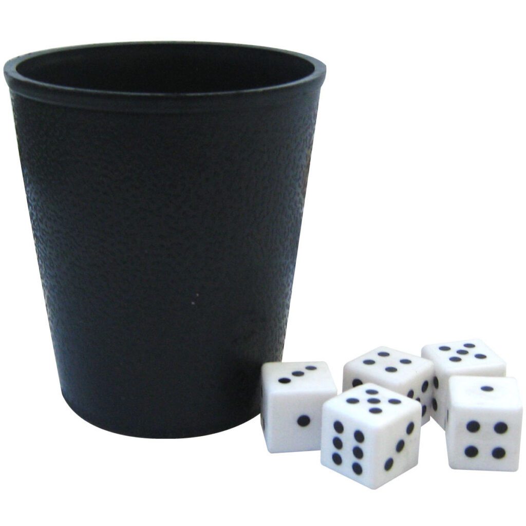 DADOS + Cubilete Juego de generala – Mis Juguetes